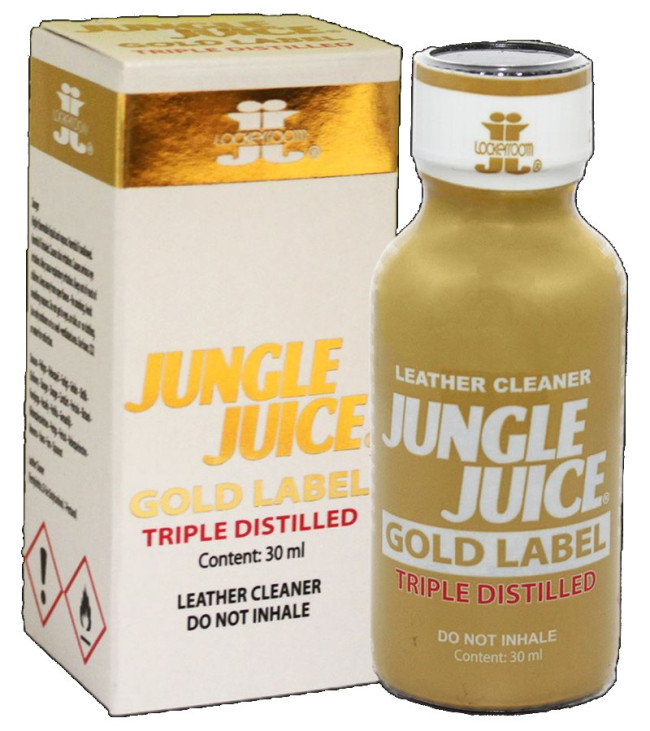 Jungle Juice GOLD Label Triple Distilled Poppers Boxed-big - 30ml